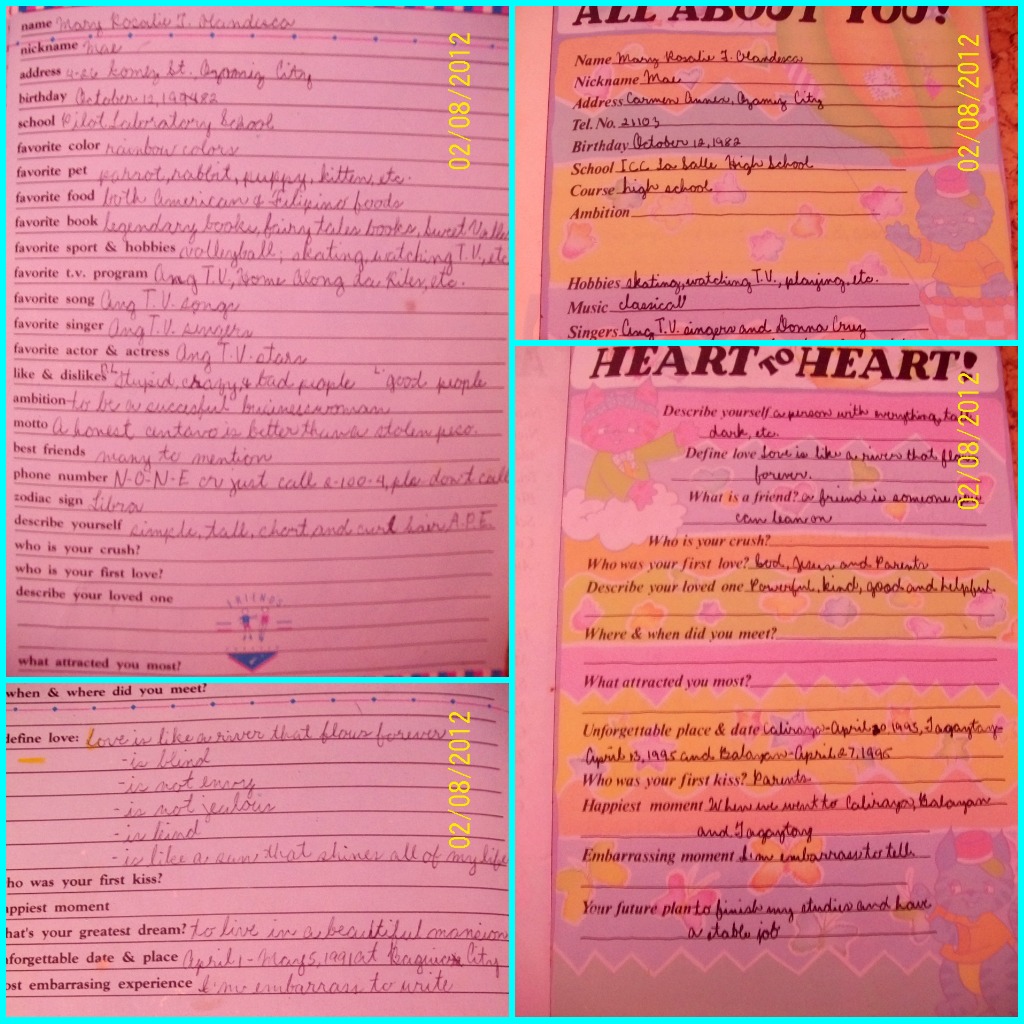 The Other Side of Mae: Whimsical Wednesday: Slum Book Fever