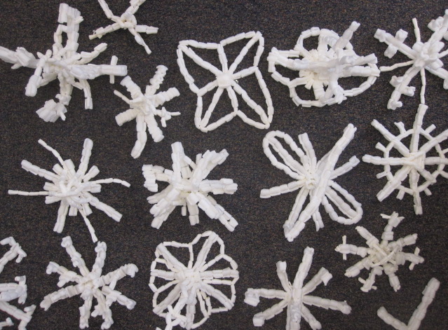 shine brite zamorano: styro snow.