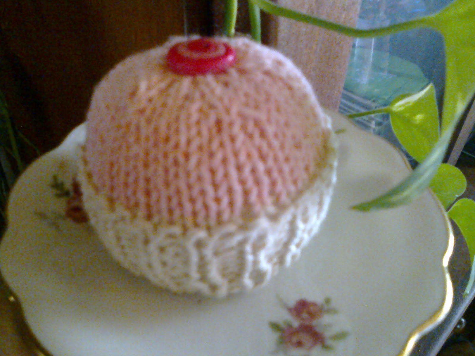 JUD artes: Cupcake em tricô!