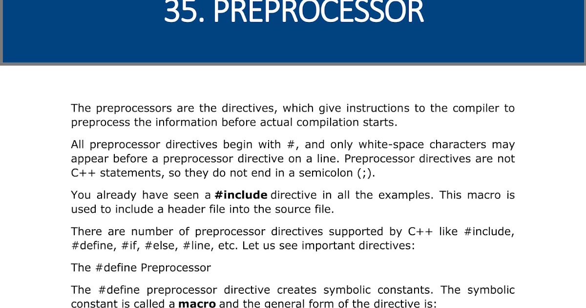Computer Languages And Work From Home Jobs C Language Preprocessor 