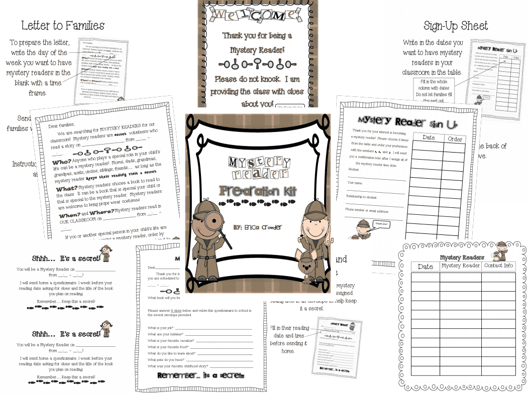 Sprinkles to Kindergarten!: Mystery Readers