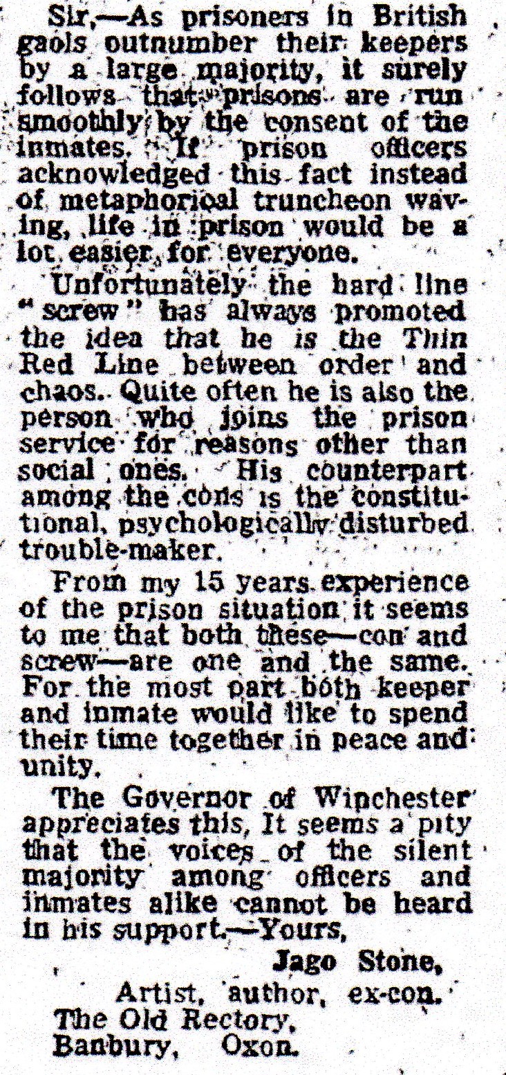 Rob Donovan - Author: THE PRISON WISDOM OF JAGO STONE AND BARON GIDDENS