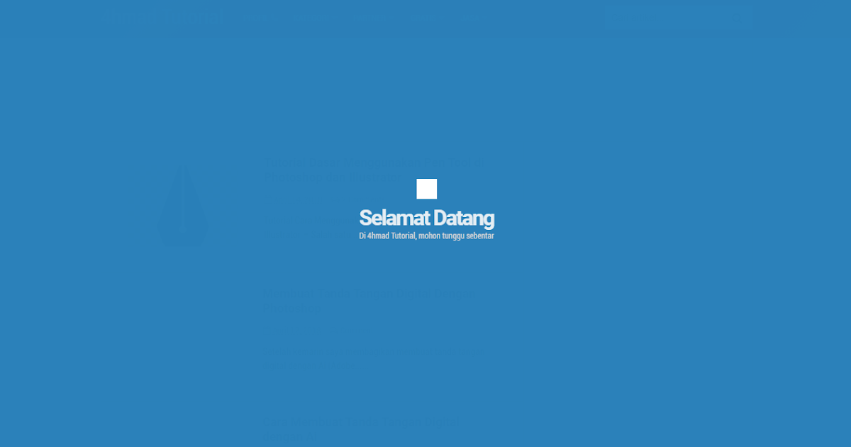 Cara Membuat Animasi Loading Blogger Keren | Haru Media