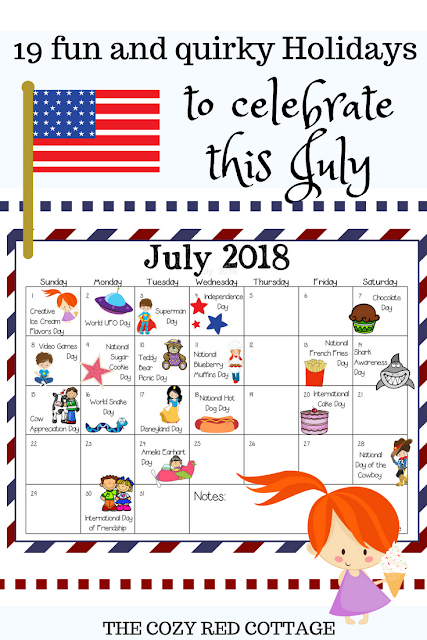 The Cozy Red Cottage: 19 Fun and Quirky Holidays to Celebrate with your ...