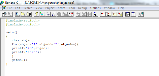 Contoh Sederhana Program Perulangan For Bahasa C | Siti Mulia Sari