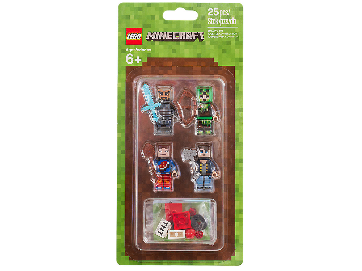 Minecraft Skin Pack Lego Sets | Minecraft Merch