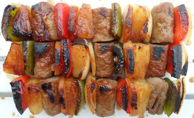 Happier Than A Pig In Mud: Polynesian Kabobs with Turkey Breakfast ...