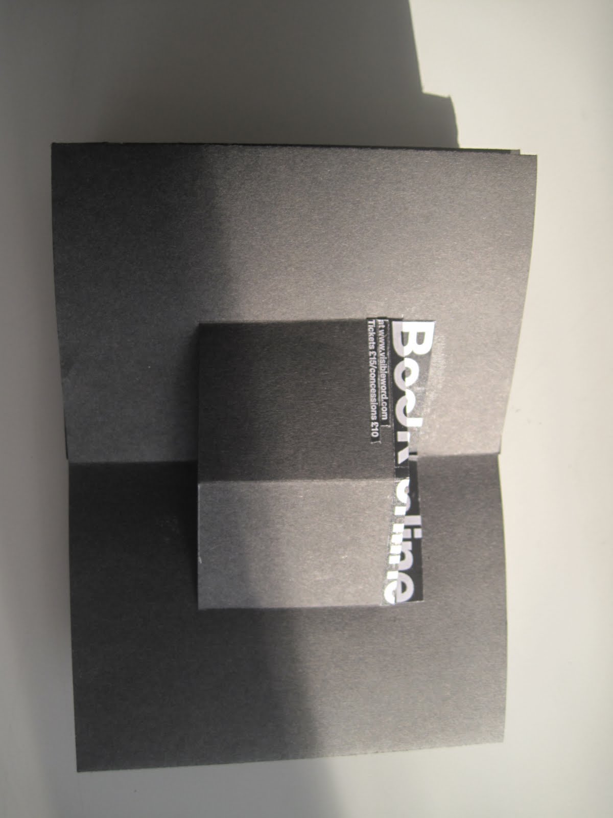 im having a reaction: Design Museum Conference: Fold Up Poster