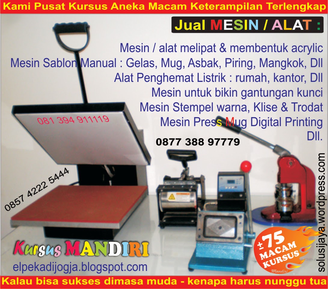 Jual Mesin : Stempel, Cetak hotprint, Press mug, Penghemat listrik ...