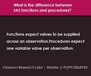 Clinnovo News: What is the difference between SAS functions and ...