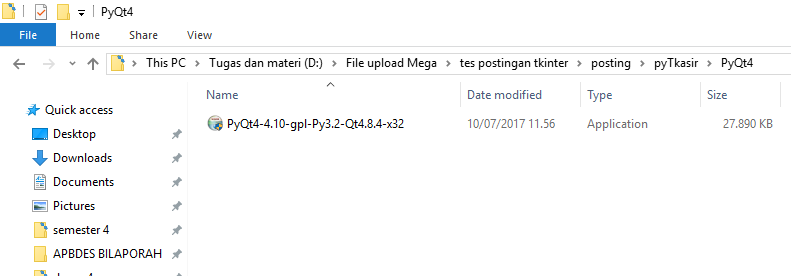 Cara Install Pyqt4 Di Windows ~ Belajar Python