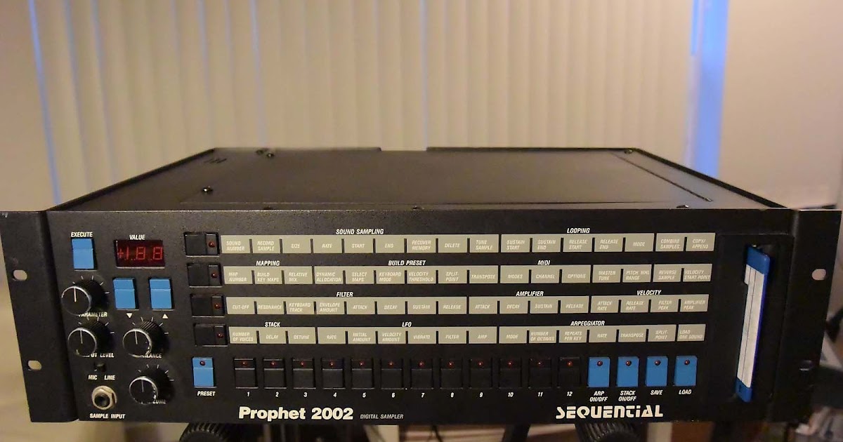 MATRIXSYNTH: Sequential Circuits Prophet 2002 Rackmount 12-bit Sampler ...