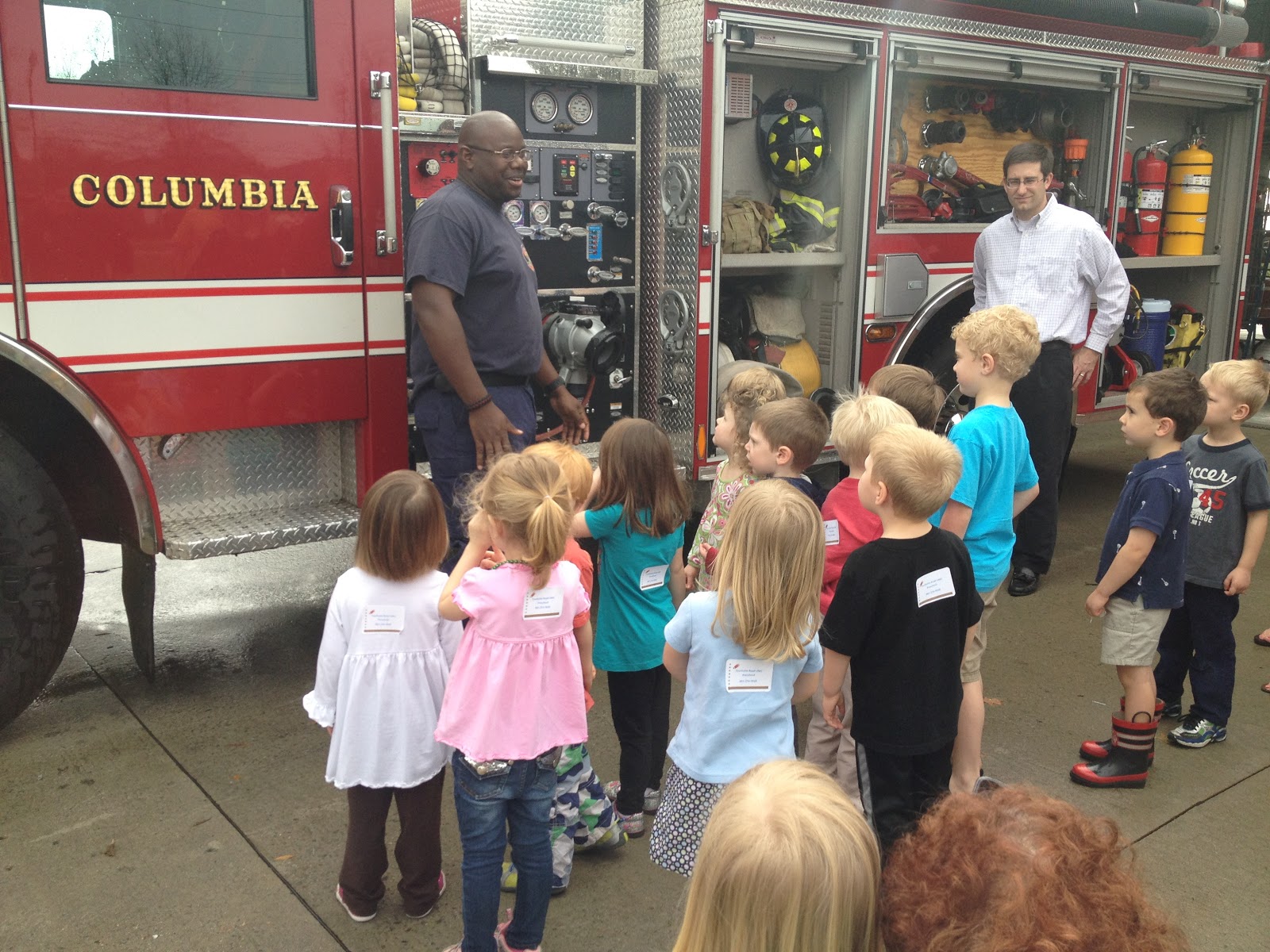 The Roberts in Cola Town: Fire Station Field Trip