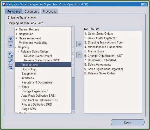 Oracle Applications: Oracle Order to Cash (O2C) Life Cycle