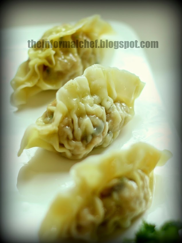 The Informal Chef: Chinese Dumpling Soup (Sui Kow) 水餃