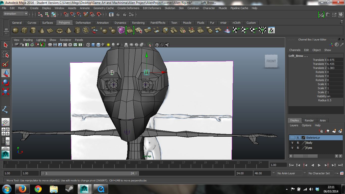 Dinosaurs vs Unicorns: Maya Workshop: Biped Modelling in Maya Part 2