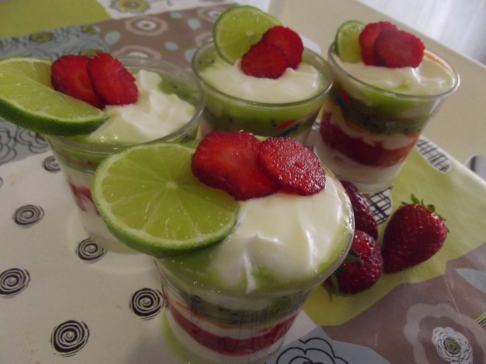 Vasitos de frutas | Las cocinitas de Andrea