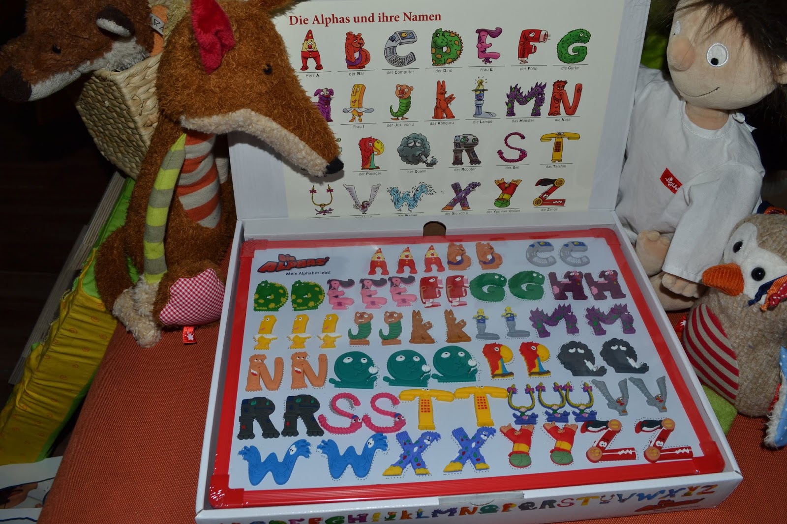 Kinderbuchkiste : Die Alphas - Mit allen Sinnen Lesen lernen