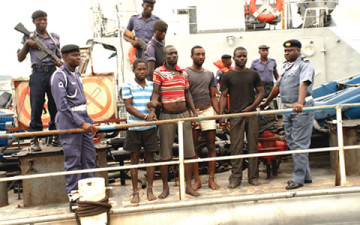 Navy Apprehend Four Sea Robbers After Hijacking Ship