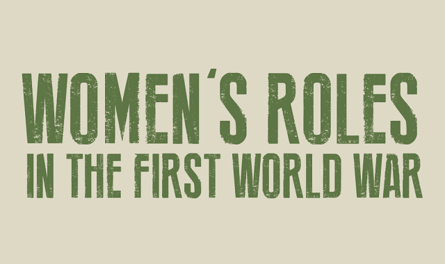 Women's Roles in the First World War #Infographic - Visualistan