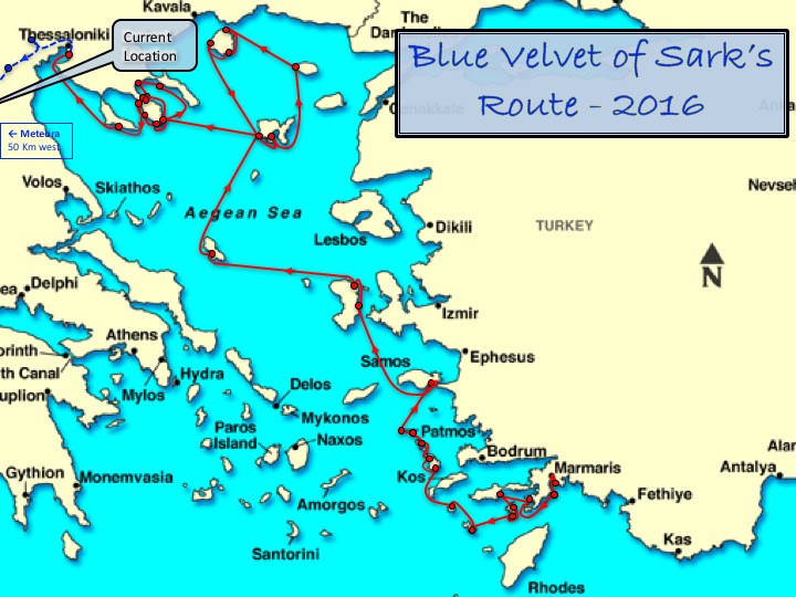 Exploring the World in 'Blue Velvet of Sark': Meteora Agios Stefanos ...