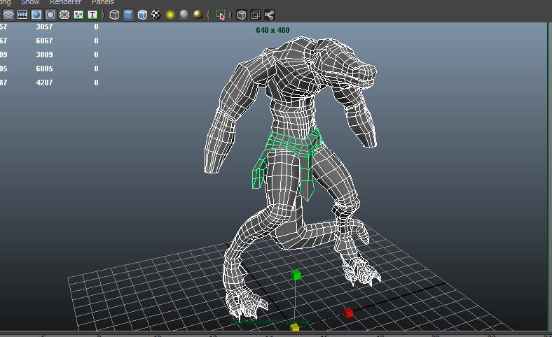 sweety pie neo: Anthro croc - WIP _ Modelling In maya