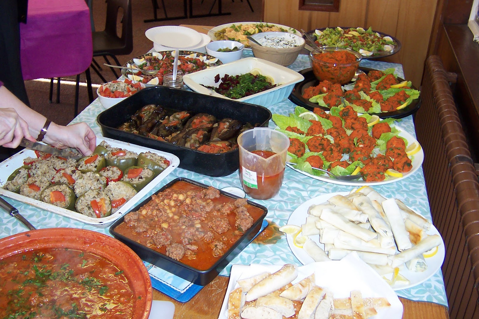 Chahrazed's Arabian Cookbook: Turkish Meze luch and fundraising