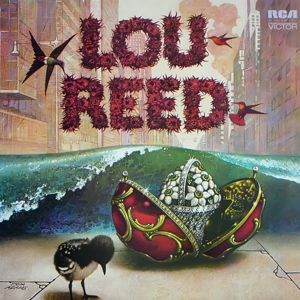 Reliving the 70s: Favorite album covers: Lou Reed by Tom Adams (1972)