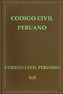 Belen Palacios: Código Civil Peruano