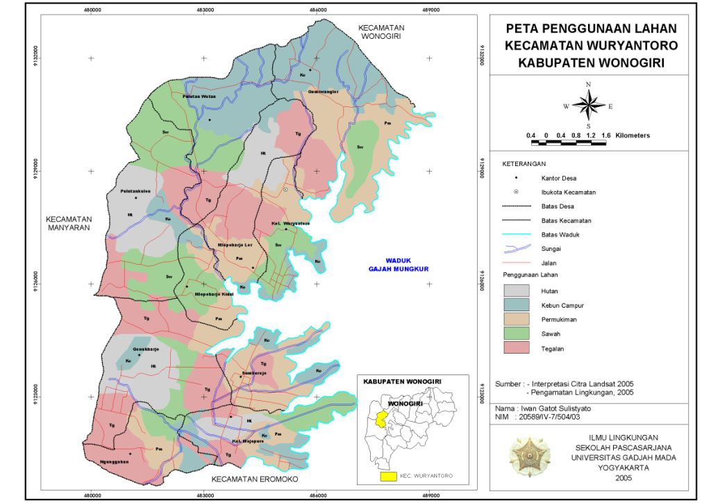 AfGIS - Pusat Pelatihan GIS Yogyakarta: CONTOH PETA