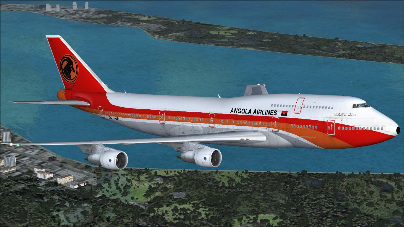 Texturas Brasileiras: TAAG Linhas Aéreas de Angola Boeing 747-300M D2-TEA