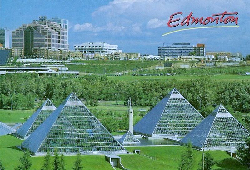 Travels with postcards around the world: EDMONTON