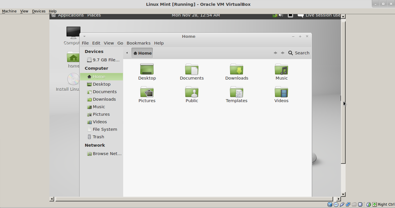Das U-Blog by Prashanth: Review: Linux Mint 12 "Lisa" GNOME + MATE