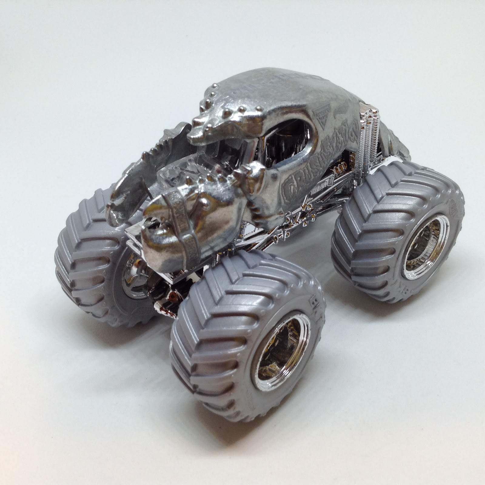 JULIAN'S HOT WHEELS BLOG: Crushstation Monster Jam Truck (2017 Silver ...