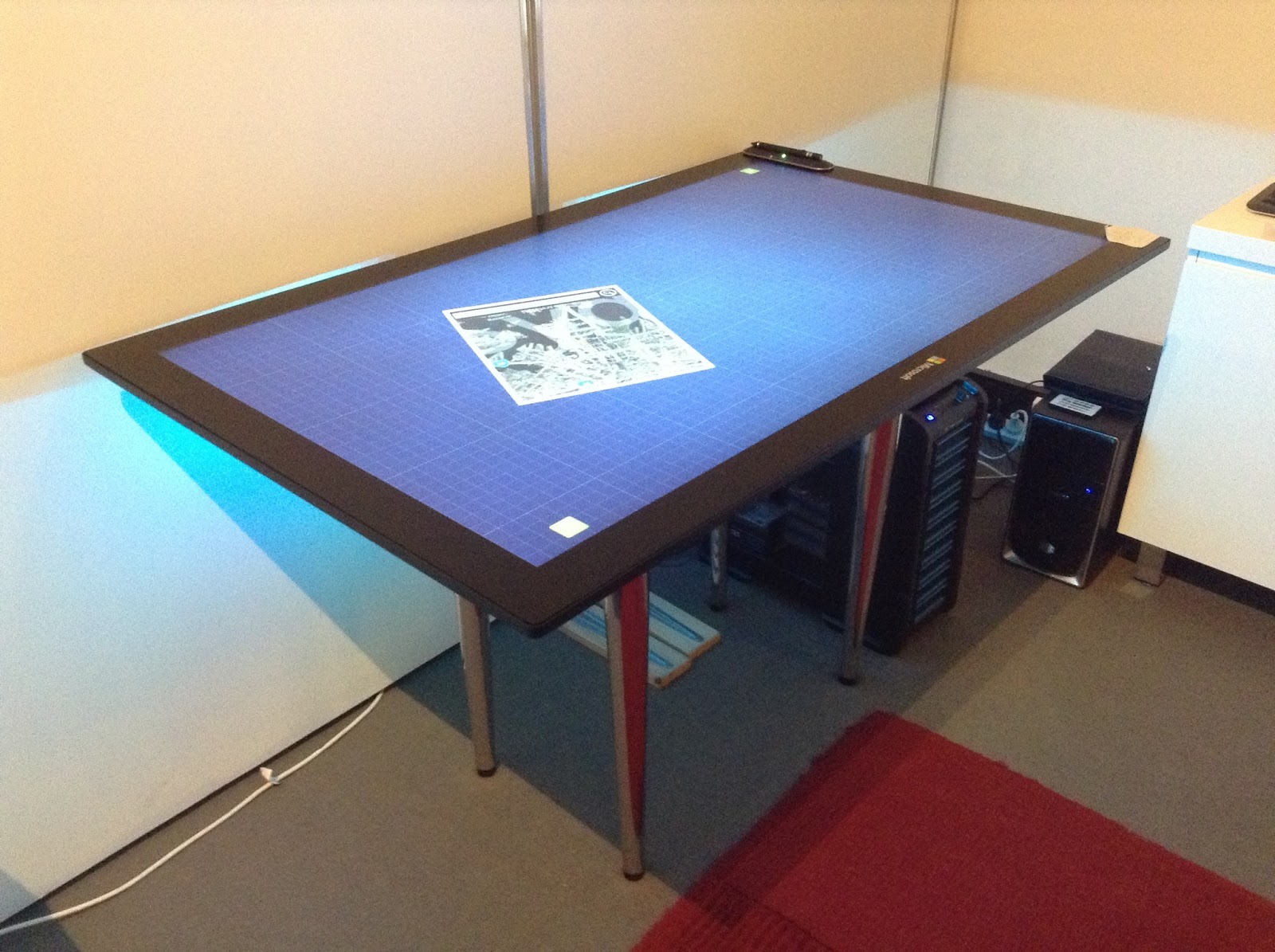 nsquared blog: New 55'' Perceptive Pixel @ nsquared studio