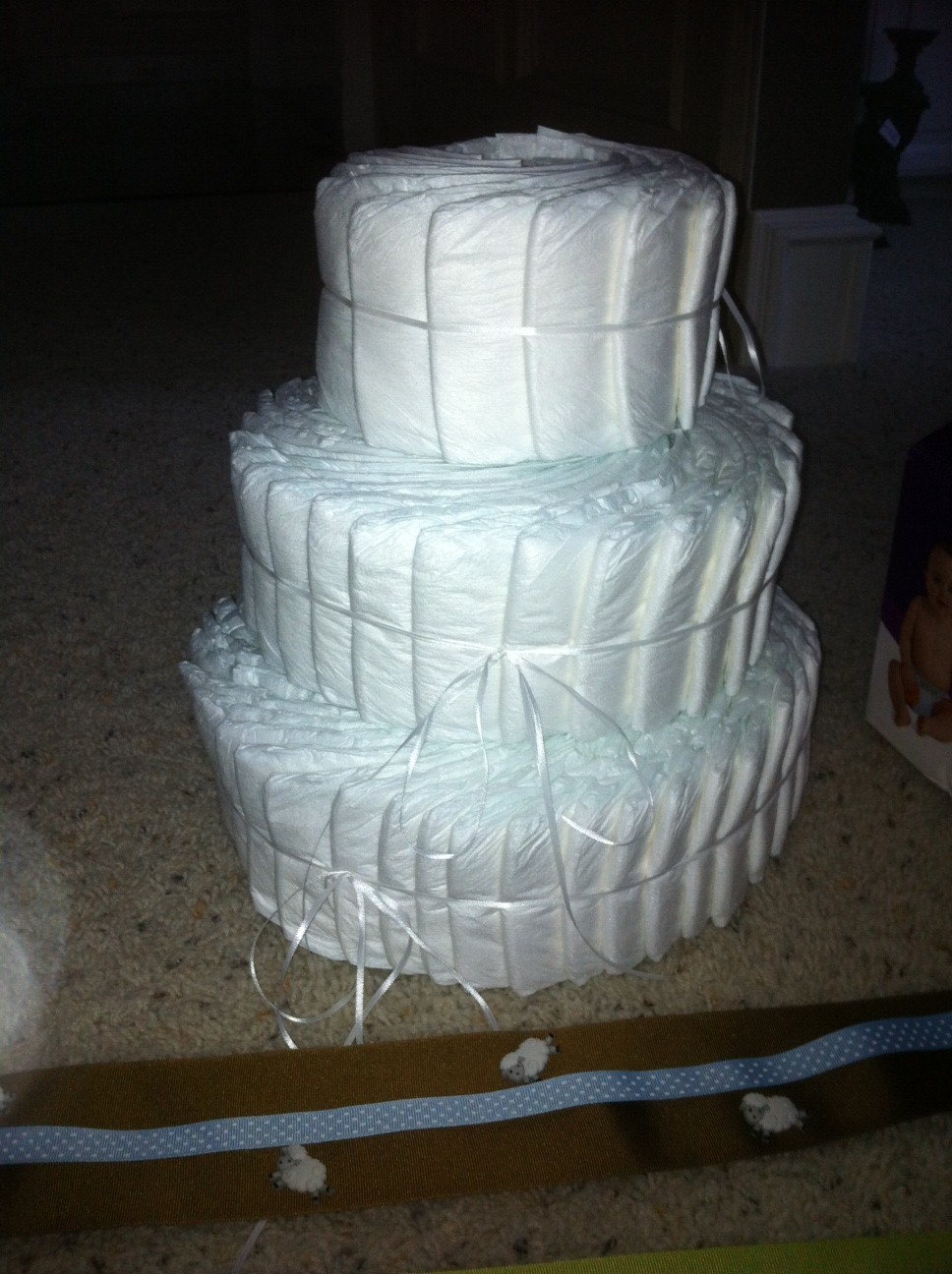 Passionate About Primary: DIY Simple & Cute Diaper Cake