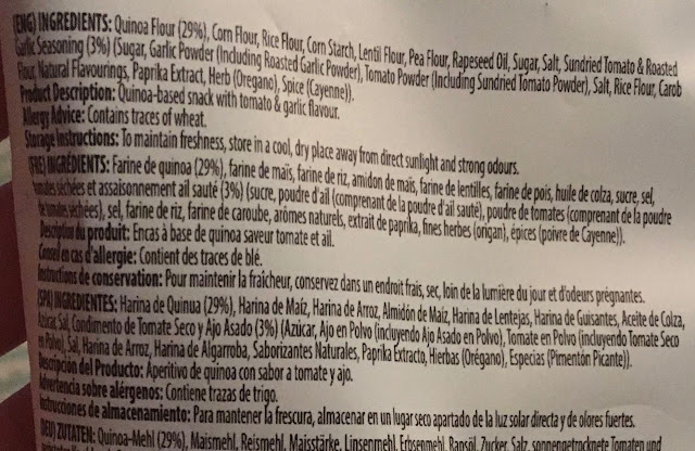 FOODSTUFF FINDS: Quinoa Chips Sundried Tomato & Roasted Garlic ...
