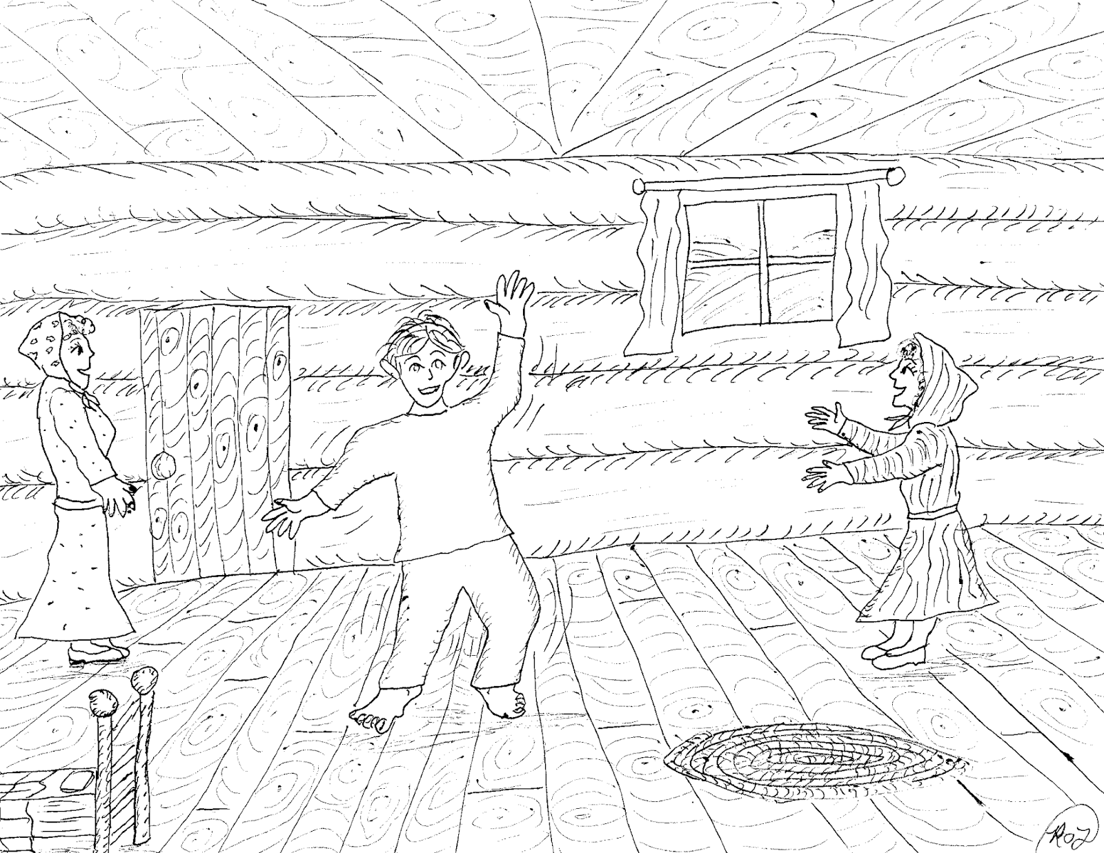 Robin's Great Coloring Pages: Pioneers
