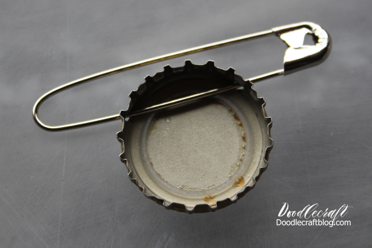 Bottle Cap Pin Badge Flair DIY--Ellie Badge from UP!