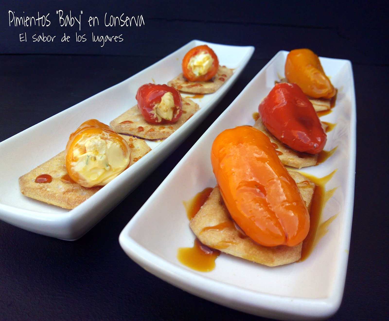 El sabor de los lugares: PIMIENTOS "BABY" EN CONSERVA.