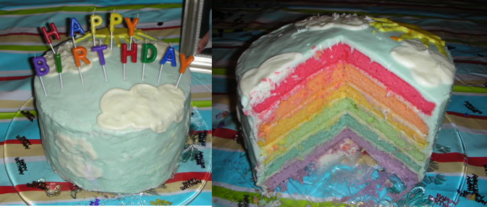 So Much Stuff!: Rainbow Cloud Cake