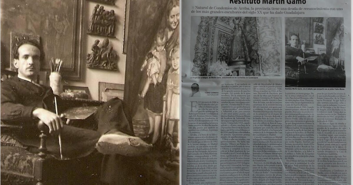 BIOGRAFIAS DE GENTES DE GUADALAJARA: RESTITUTO MARTÍN GAMO