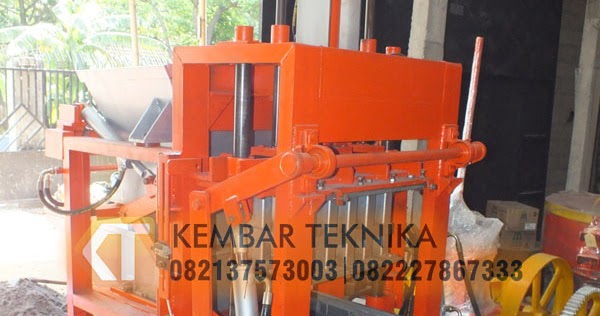 Mesin Cetak Batako Otomatis