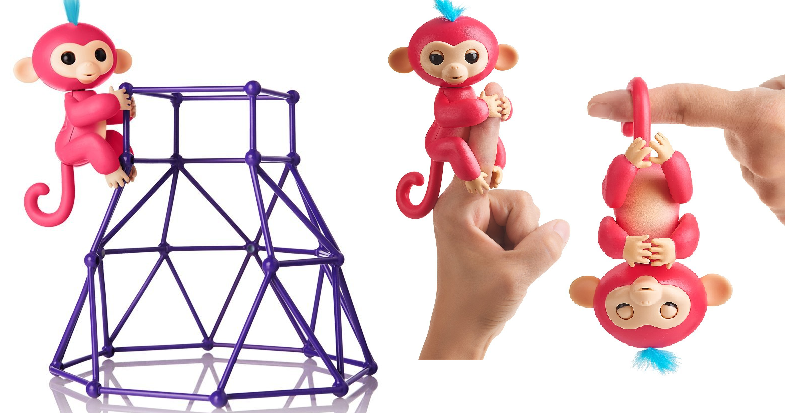 Fingerlings Jungle Gym Playset + Interactive Baby Monkey Aimee $9.45 ...