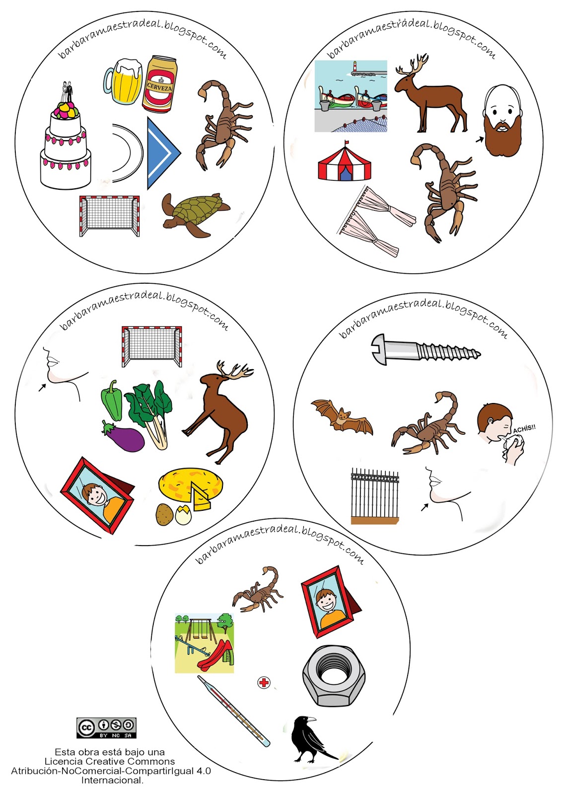 Bárbara León: DOBBLE /R/ INVERSA