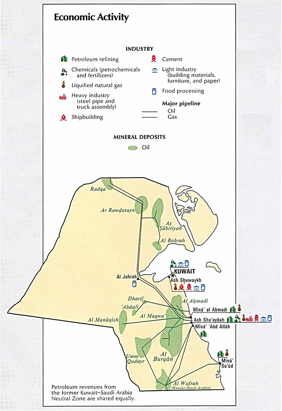 KUWAIT - GEOGRAPHICAL MAPS OF KUWAIT ~ Klima Naturali™