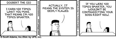 The Fly-Bottle: Dilbert and Distributive Justice