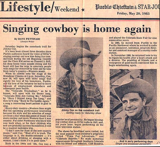 Elk Bugles: Jimmy Cox