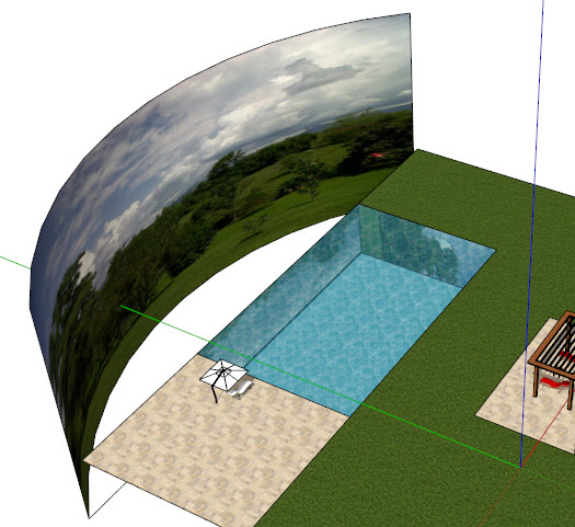 Sketchup for Interior Design: Backgrounds and Landscape Views in Sketchup
