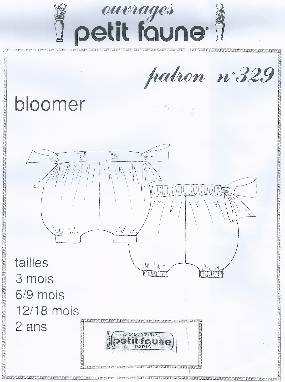 ouvrages Can'elle: Bloomer n° 329 et cardigan "Erable" QV